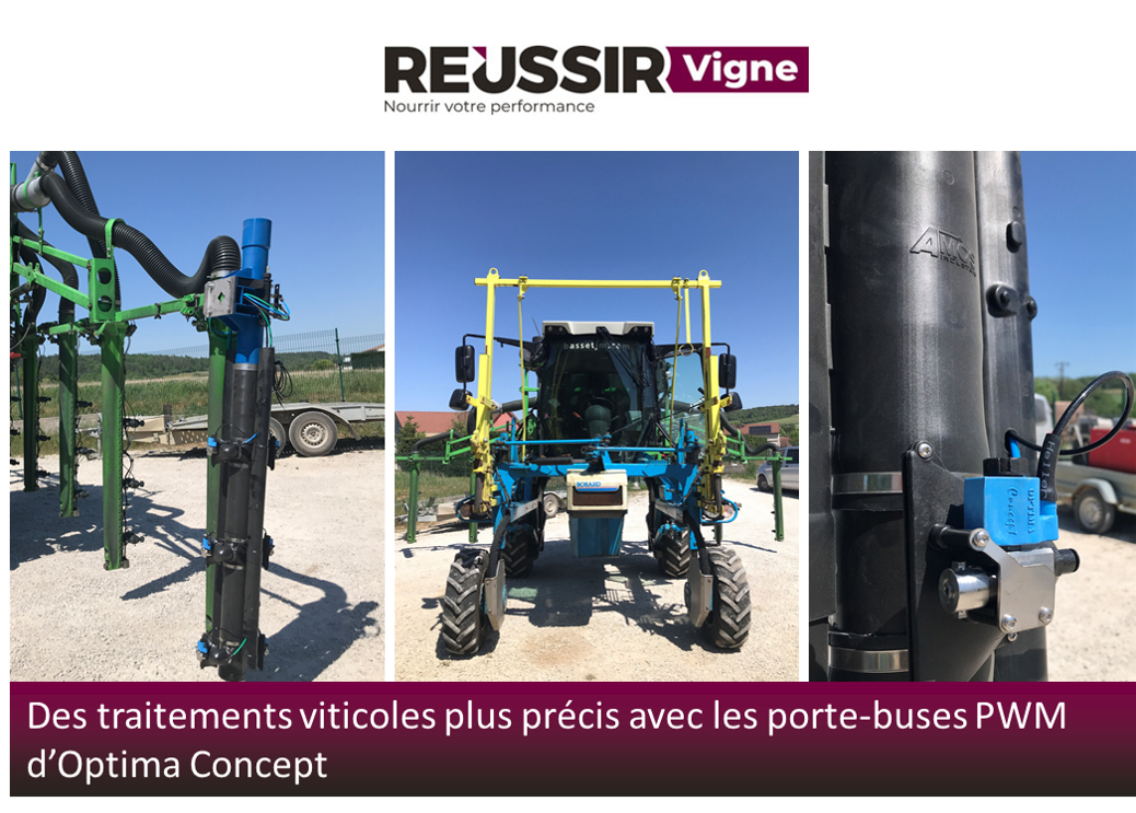 REUSSIR VIGNE : Des traitements viticoles plus précis avec les porte ...